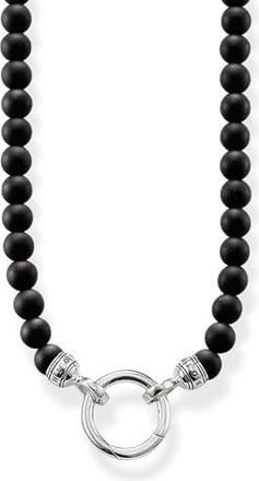 Thomas Sabo Chaîne pour Femme avec Pendentif en Argent 925 Mat 60 cm - KE1102-023-11-M, Argent Sterling, Pas de gemme