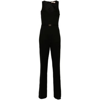Twinset Damen, Jumpsuits & Playsuits, Schwarzk, SGr&ouml;&szlig;e