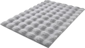 Kleine Wolke Badteppich Cloud in Silbergrau mit 70x120 cm