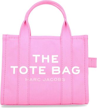 Marc Jacobs Womens Handbag The Tote Pink Cotton Handbags Hand Bags