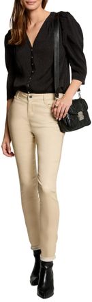 Morgan Damen 242-pfrashi Jeans, beige, 38