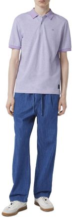 Scotch & Soda Mens Regular fit Polo Shirt, Bright Lavendel Melange, XL