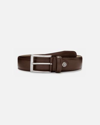 Timberland Birch Point Lederg&uuml;rtel f&uuml;r Herren in Braun, Herren, Braun, Gr&ouml;&szlig;e
