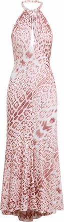 Roberto Cavalli Knielanges Kleid - Rosa