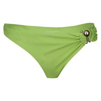 CHRISTOPHER ESBER Orbit High-Waist-Slip mit seitlicher Raffung - - Swimwear - Damen - Gr&uuml;n - S