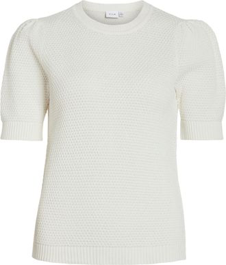 Vila VIDALO O-Neck S/S Knit TOP/SU - NOOS
