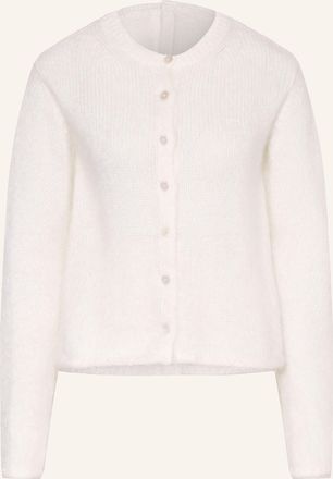 Loewe Strickjacke Mit Mohair weiss