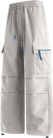 Generic Jogging Homme Pantalon Jogging Homme Pantalon Survetement Homme Confortable Classique - Pantalon Parachutiste L&eacute;ger Homme - Coupe Large, Triple Usage 