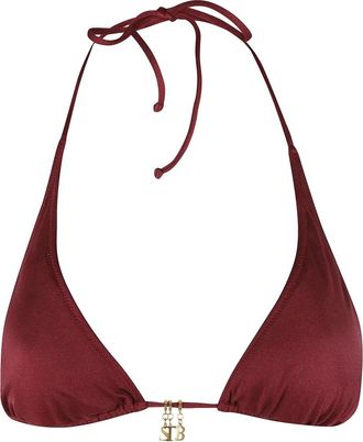 MC2 Saint Barth Femme, Maillots de bain, Rouge, Taille: 40 FR Guiana Triangle Top