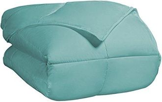 Superior Klassische Ganzjahres-Daunen-Alternative Tr&ouml;ster mit Kassettenkonstruktion, Kingsize, T&uuml;rkis