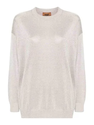 Missoni Pull Col Rond - Rose Clair