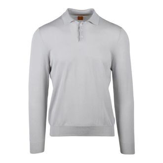 Hindustrie Homme, Tops, Gris, Taille: L Polo en maille
