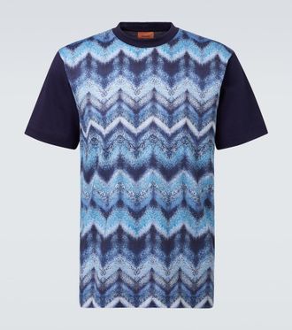 Missoni T-shirt Zigzag imprimé en coton