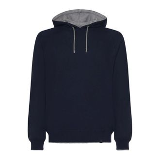 Fay Homme, Sweatshirts et sweats &agrave; capuche, Bleu, Taille: L SweaT-shirt &agrave; capuche
