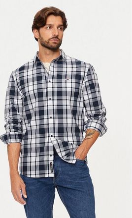 Tommy Jeans Hemd DM0DM19655 Dunkelblau Regular Fit