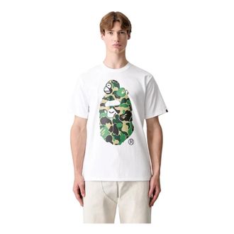 A Bathing Ape ABC Camo Milo T-Shirt - - Tops - Herren - Wei&szlig; - 2XL