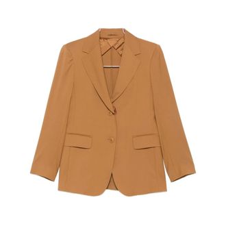 Max Mara Mstassenzi Sakko mit Einreiher - - Jackets - Damen - Braun - S