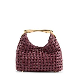 Elleme Sac &agrave; main Small Boomerang en cuir tress&eacute;