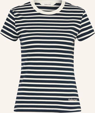 Selected T-Shirt blau