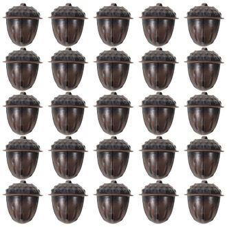 DOITOOL 25 St&uuml;ck Eichelf&ouml;rmige Gl&ouml;ckchen im Vintage-Stil, rustikale Weihnachtsdeko zum Aufh&auml;ngen, ideal f&uuml;r DIY-Bastelarbeiten, B&uuml;ros, Zuhause und Garten