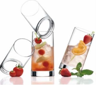 Luigi Bormioli Veronese 43 cl High-Tech Glaskristall Hi-Ball Geschenkbox, transparent, 6 Stück