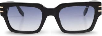 Marc Jacobs Sonnenbrille mit eckigem Gestell - Schwarz