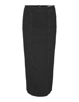Vero Moda Vmmedusa Hw 7/8 Vi185 Boo Jupe, Jean Noir, M Femmes