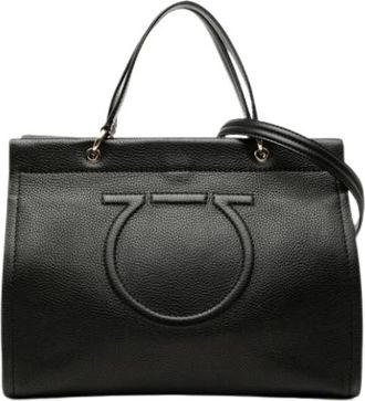 Ferragamo Sac &agrave; main Pre-owned- Sac bandouli&egrave;re - Femme - Pre-owned - Noir - Taille: ONE Size