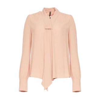 Manila Grace Kastenf&ouml;rmiges Hemd - - Blouses & Shirts - Damen - Beige - M