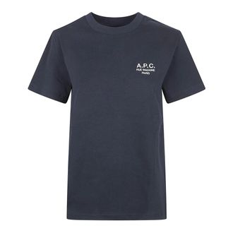 A.P.C. Item T-Shirt - - Tops - Damen - Blau - XS