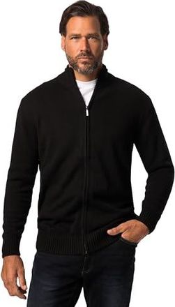 JP1880 Hommes Grandes Tailles L-8XL Veste en Polaire, Outdoor, col Montant, Poches zippées, Jusquau 8 XL Noir 9XL 705552130-9XL