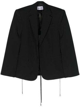 Jean Paul Gaultier blazer Corset &agrave; simple boutonnage - Noir