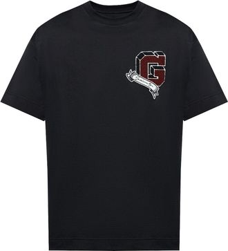 Givenchy t-shirt à imprimé monogrammé - Noir