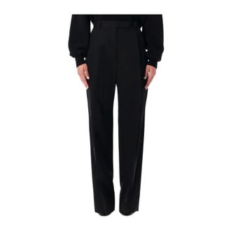 Tom Ford Femme, Pantalons, Noir, Taille: 34 FR Sharp Wool Pleated Pants