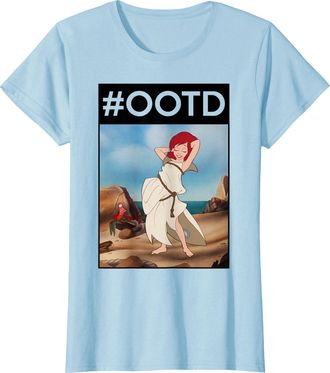 Disney Little Mermaid OOTD Poster Graphic T-Shirt T-Shirt
