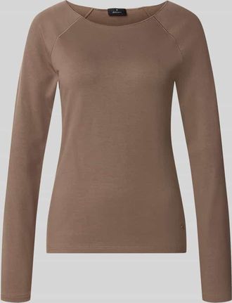 Monari Regular Fit Longsleeve aus Viskose-Mix