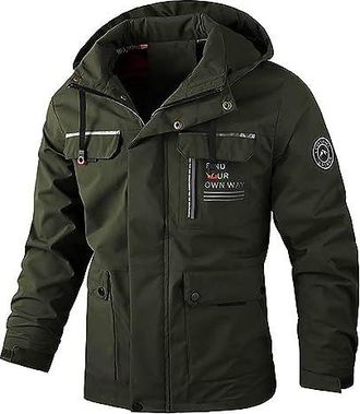 Generic Homme Hiver Chaud Manteau Automne Et Pais Veste Moto Casual DéContracté Parka Slim Grande Taille 2024 Pas Cher