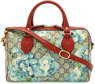 Gucci Pre-owned GG Blooms GG Supreme 2way bag - Femme - Pre-owned - Beige - Taille: ONE Size