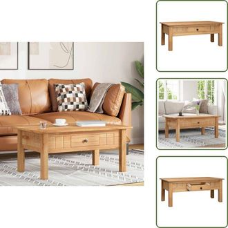 vidaXL Table basse 100x60x45 cm Pin massif Assortiment Panama - Table Basse - Meuble Salon - Table En Bois - Table Design - Table Dappoint
