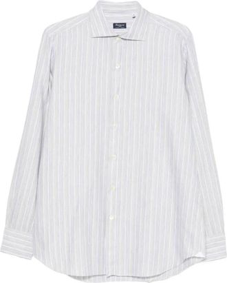 Finamore Homme, Chemises, Beige, Taille: 3XL Shirt 170.2