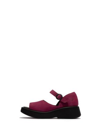 FLY London Fly London Damen MUXI204FLY Sandal, Berry, 39 EU