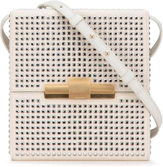 Bottega Veneta Hobo Bags - Crystal Embellished Canvas Daisey Crossbody - Gr. unisize - in Braun - f&uuml;r Damen