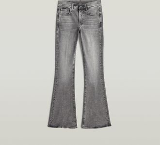G-Star 3301 Flare Jeans - Grau - Damen
