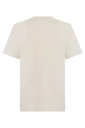 HUGO BOSS Mens Short-Sleeve Cotton T-Shirt White Open T-Shirts And Polos