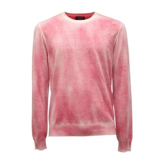 Dondup Cotton Delav&eacute; Pullover - - Knitwear - Herren - Rosa - M
