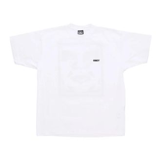 Obey K&uuml;hles Symbol Wei&szlig;es T-Shirt - - Tops - Herren - Wei&szlig; - XL