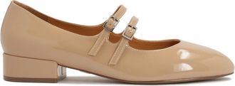 Kazar Femme, Chaussures, Beige, Taille: 37 EU Escarpins beige laqu&eacute;s style Mary Jane