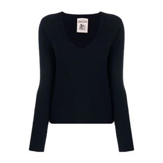 Semicouture V-Ausschnitt Strickware - - Knitwear - Damen - Blau - L