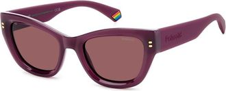 Polaroid Sunglasses Polaroid - Lunettes de soleil yeux de chat &agrave; verres polaris&eacute;s violets - Violet