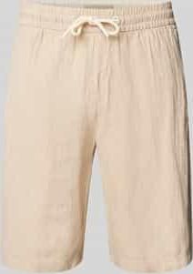 Blend Regular Fit Leinenshorts mit Tunnelzug Modell MORGAN